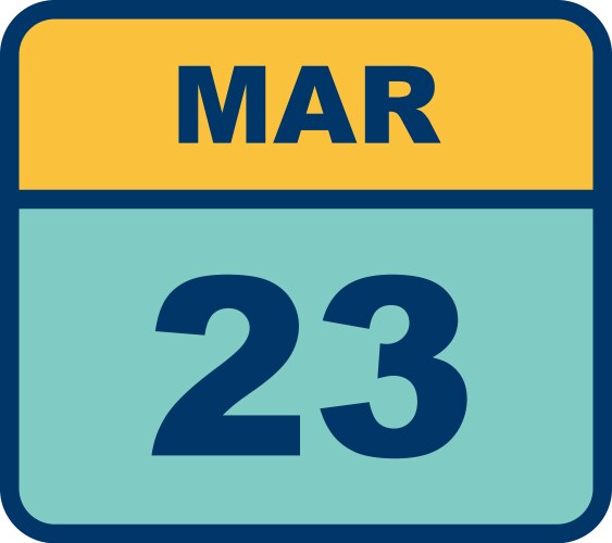 23 March Vector Images (over 860)