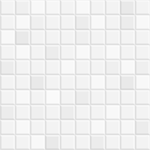 White bathroom tiles ceramic kitchen floor Vector Image