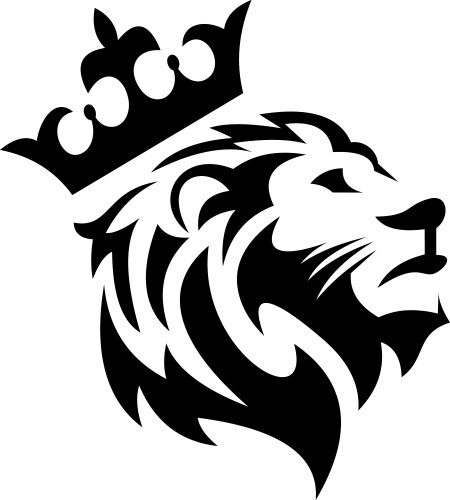 Royal queen letters and crown logo Royalty Free Vector Image