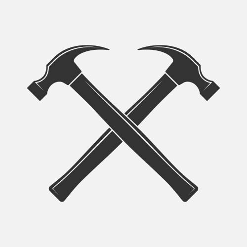 Orbitoclast and hammer sketch engraving Royalty Free Vector