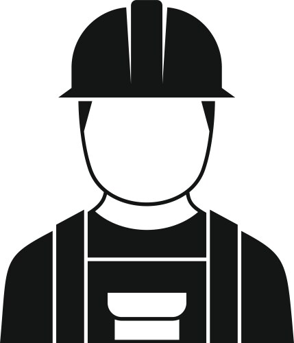 Electric man icon simple style Royalty Free Vector Image
