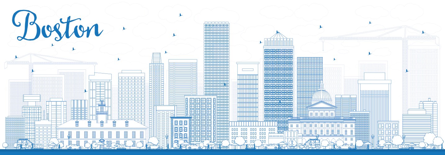 Boston Skyline Vector Images (over 470)