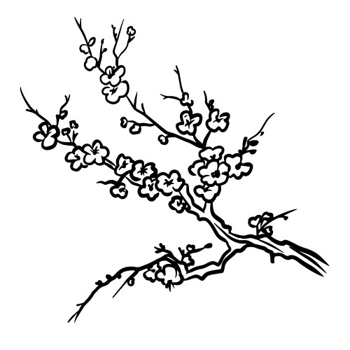 Sakura Tattoo Vector Images (over 1,100)