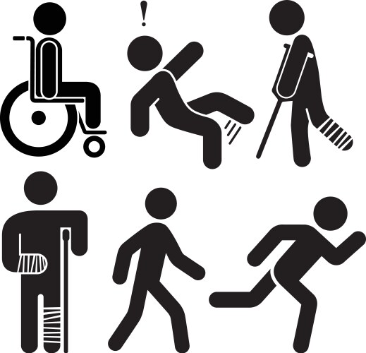 Falling Stick Figure