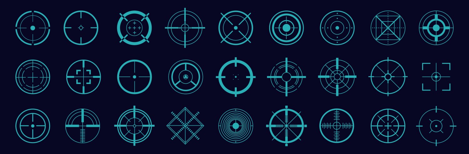 Circular digital hud visualisation data elements Vector Image