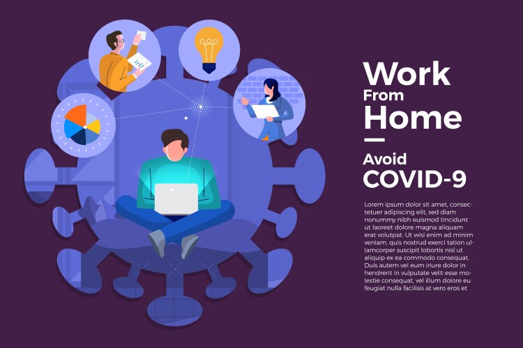 Work From Home Vector Images (over 10,000)