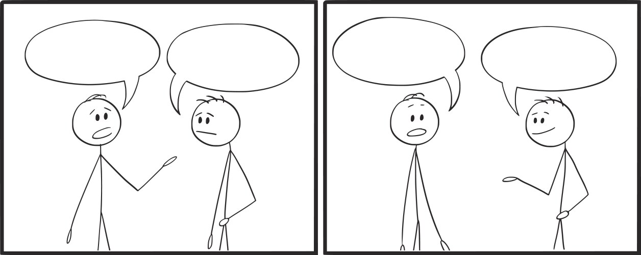 Stickman Talking Vector Images (over 560)