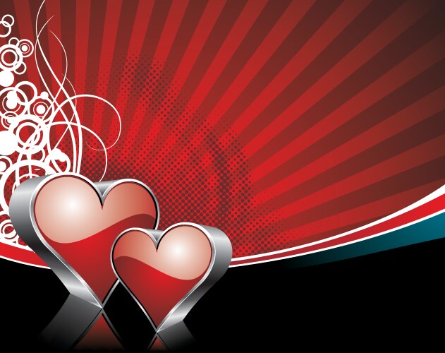 Valentines background Royalty Free Vector Image