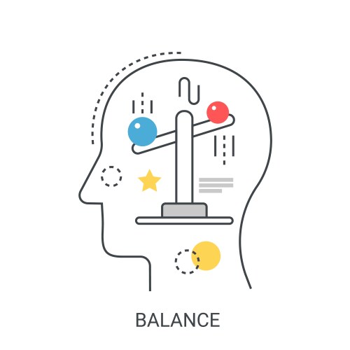 Spring balance Royalty Free Vector Image - VectorStock