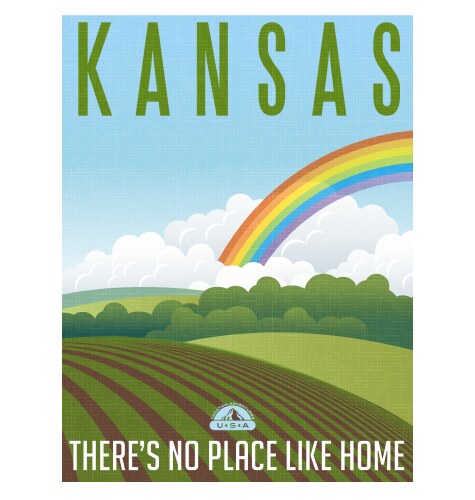 Farmer and engineer professions recruitment poster