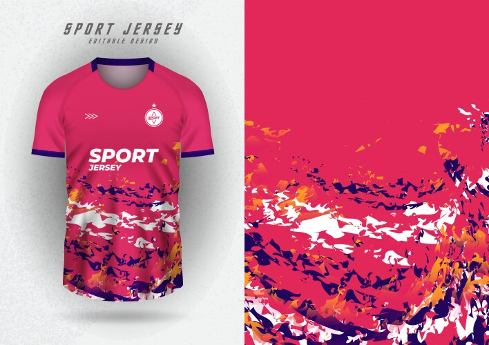 Sports jersey and t-shirt template Royalty Free Vector Image