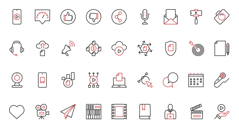 Content Creation Icon Vector Images (over 2,600)