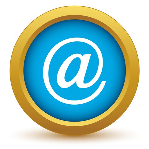 Gold Email Icon Vector Images (over 2,200)