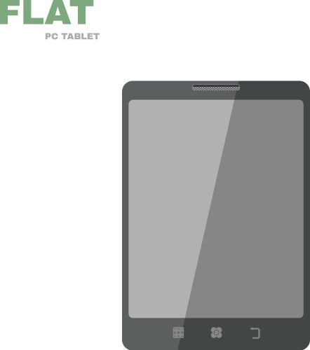 Present tablet pc Royalty Free Vector Image - VectorStock