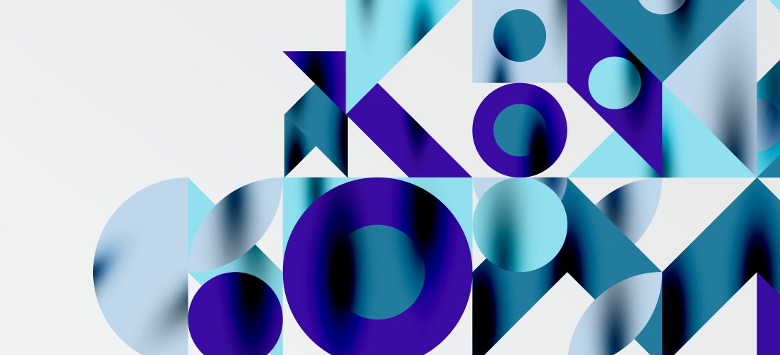 Geometric neo patterns abstract background Vector Image