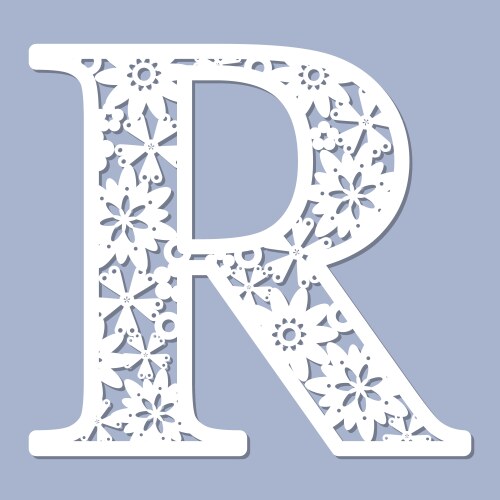 Modern futured alphabet cutting-edge sci-fi Vector Image