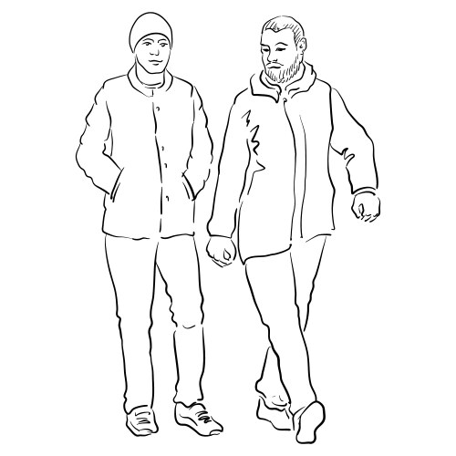 Two People Talking Drawing Vector Images (over 540)