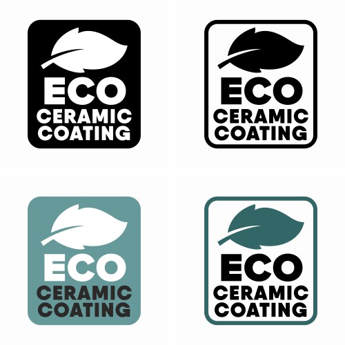 Premium eco materials information sign Royalty Free Vector