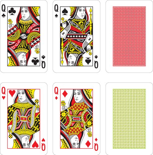 Playing cards Royalty Free Vector Image - VectorStock