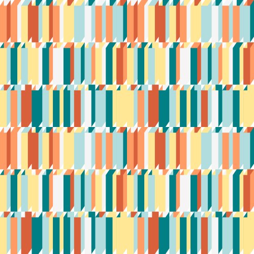 Retro Geometric Striped Pattern – Royalty-Free Vector | VectorStock