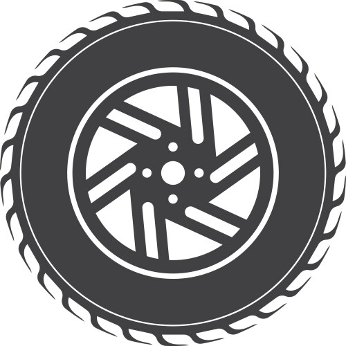 Repairing tire icon simple style Royalty Free Vector Image