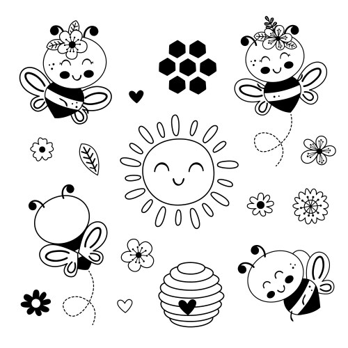Cute Outline Vector Images (over 320,000)