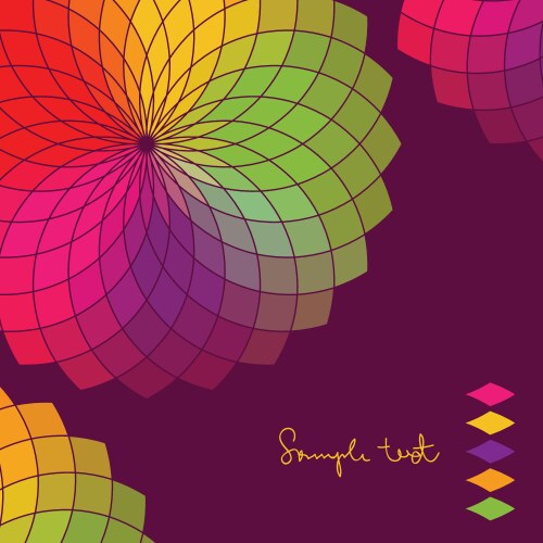 Color wheel background Royalty Free Vector Image