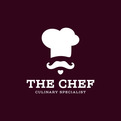 Baker chef logo Royalty Free Vector Image - VectorStock