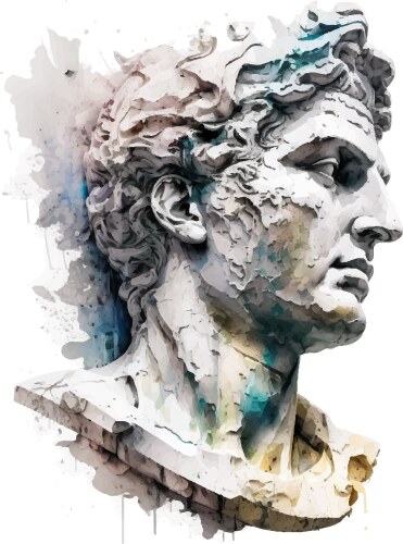 Michelangelo's Pieta Statue – Royalty-Free Vector | VectorStock