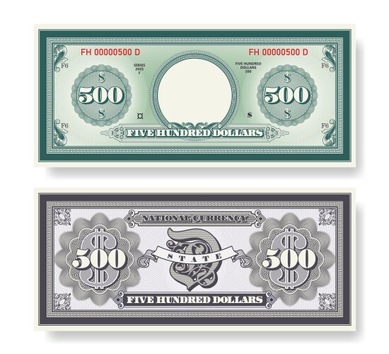 500 Dollar Bill Vector Images (57)