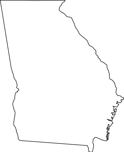Georgia State Outline Vector Images (over 1,400)