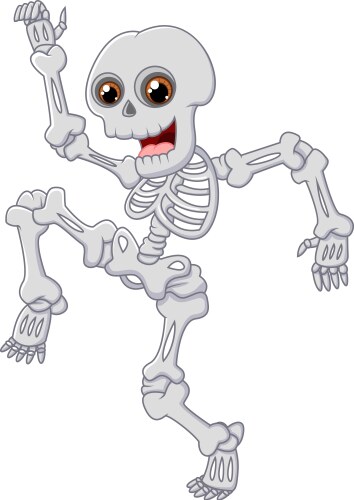 Cartoon kids jumping on the background of sky Vector Image