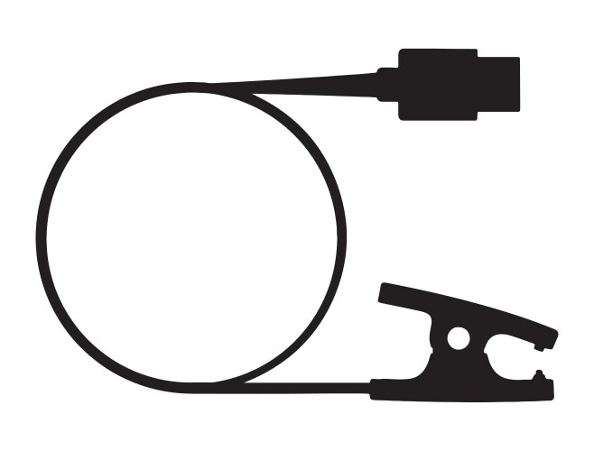 Data cable silhouette art Royalty Free Vector Image