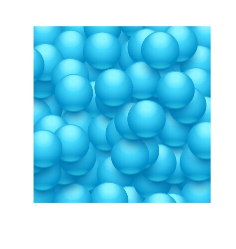 Blue balls background Royalty Free Vector Image