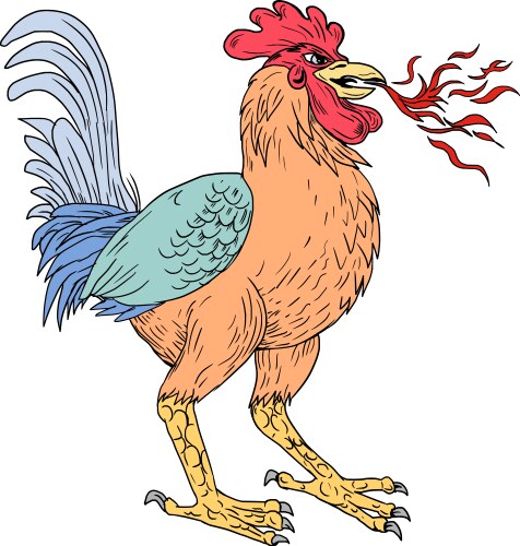 Fire Chicken Vector Images (over 7,400)