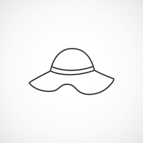 Cap line icon Royalty Free Vector Image - VectorStock