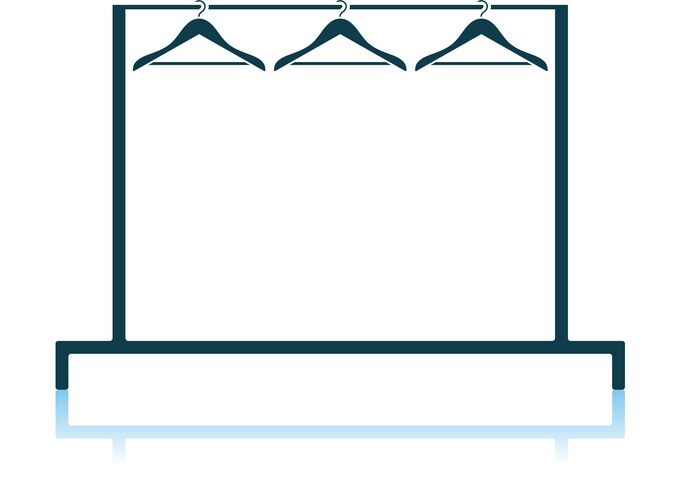 Cloth hanger icon Royalty Free Vector Image - VectorStock