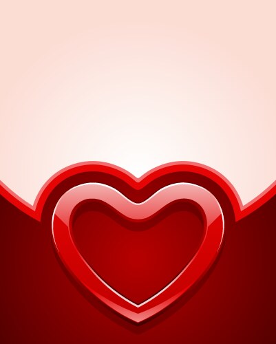 Modern heart background Royalty Free Vector Image