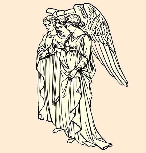 Beautiful Angels Vector Images (over 15,000)