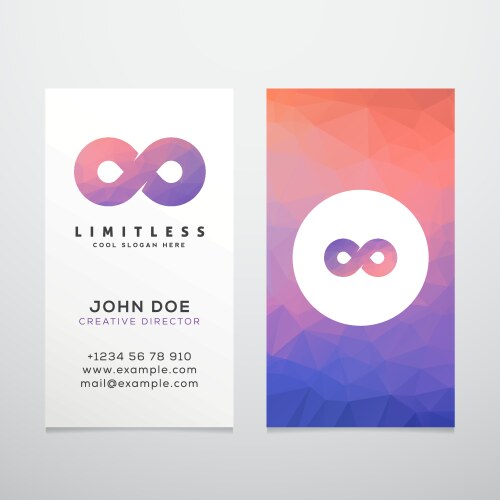 Abstract limitless infinity symbol icon Royalty Free Vector