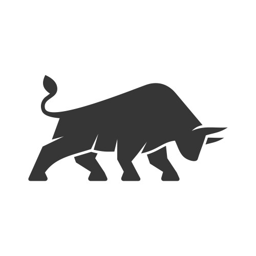 Bull logo Royalty Free Vector Image - VectorStock