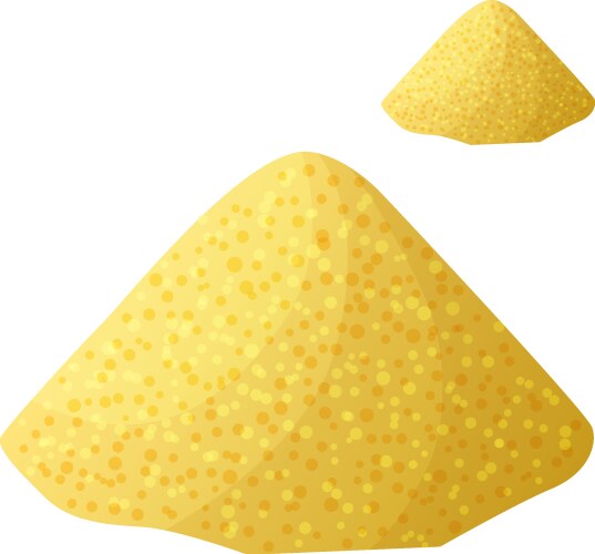 Cornstarch detailed icon Royalty Free Vector Image