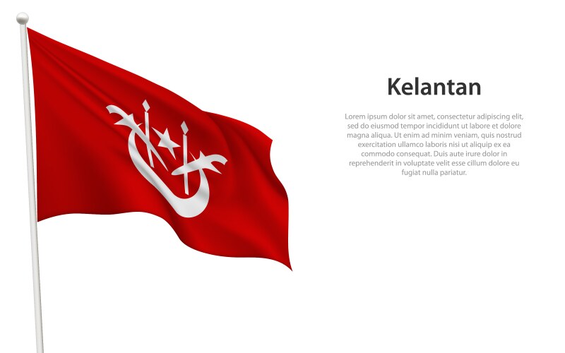 Kelantan State Flag Vector Images (21)