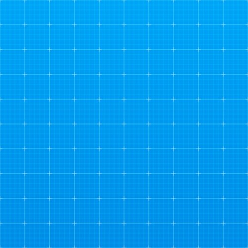 Blue square grid blueprint Royalty Free Vector Image