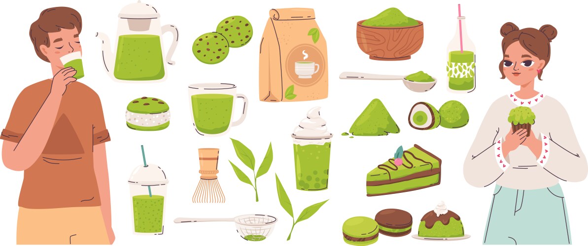 Matcha Cartoon Vector Images (over 1,700)