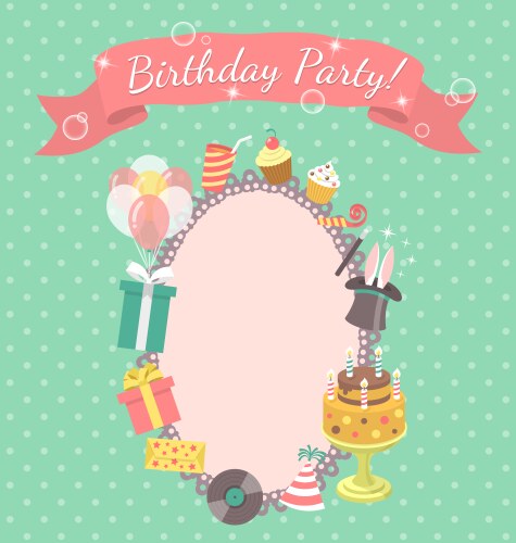 Birthday Invitation Vector Images (over 290,000)