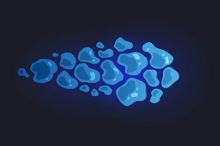 Cartoon laser gun beam alien combat weapon rays Vector Image