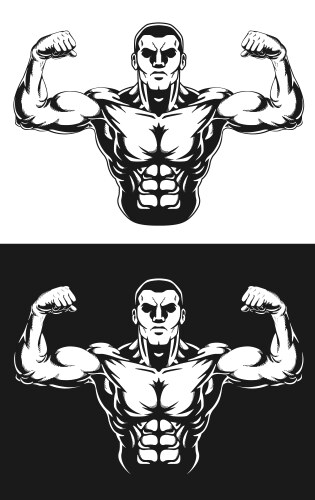 Bodybuilding Poses Vector Images (over 3,200)