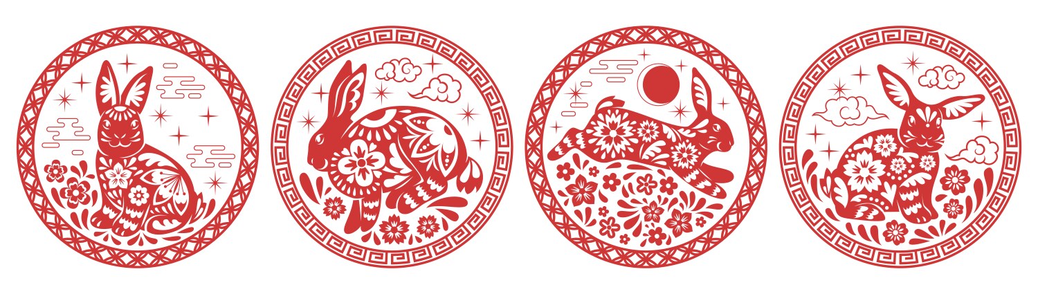 Chinese zodiac animals astrological signs Vector Image