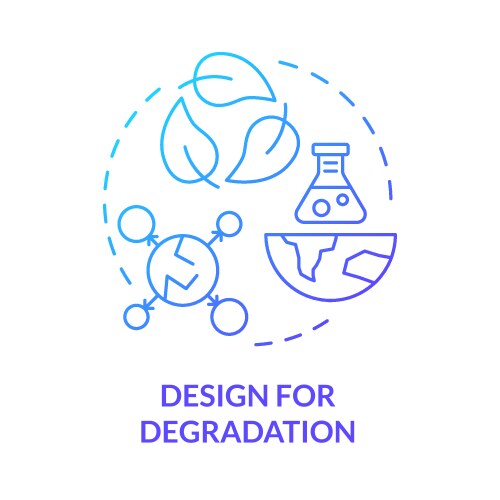 Reduce derivatives blue gradient concept icon Vector Image